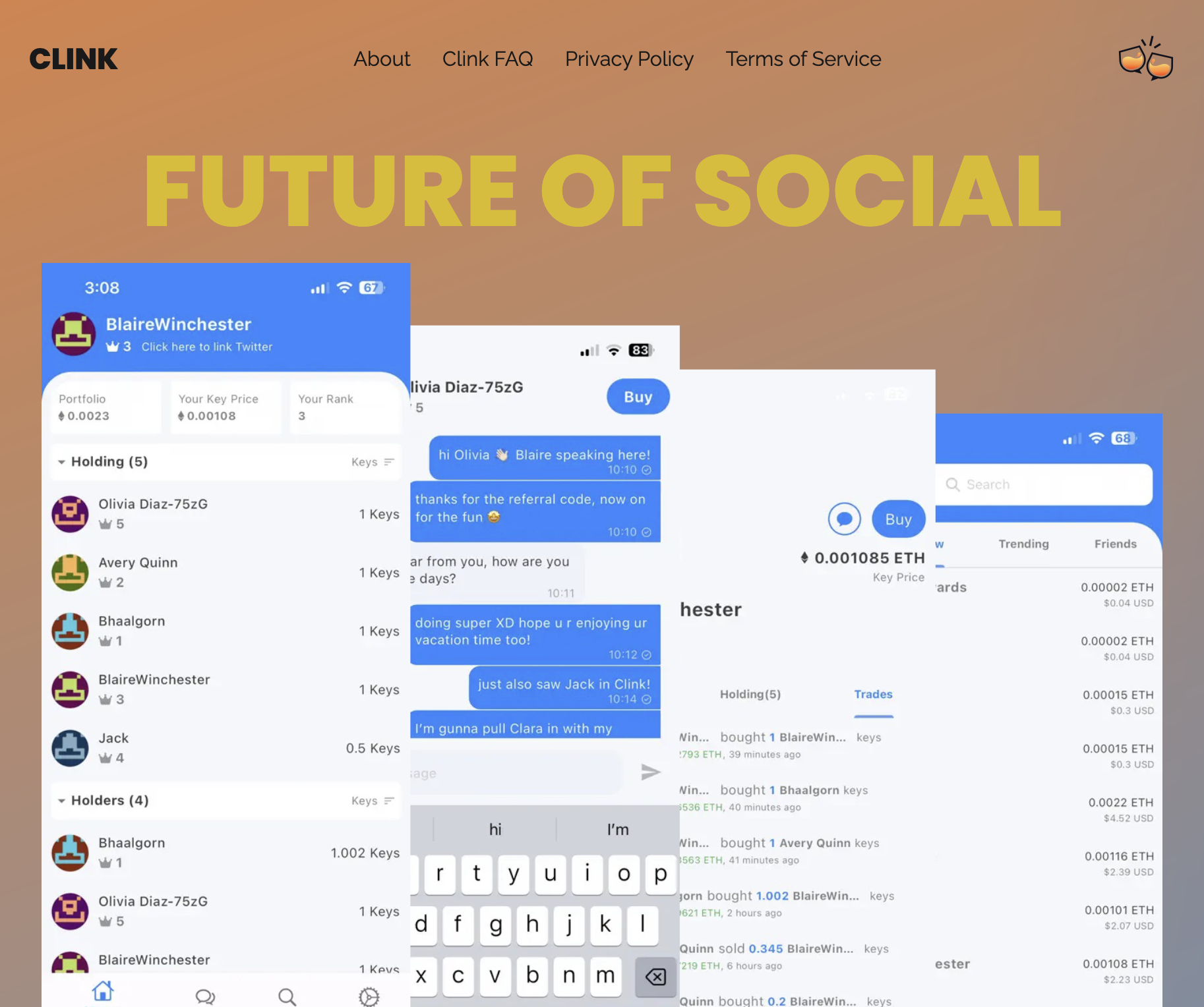 Clink - the new kind of social networking app powered by NKN and BASE | NKN
